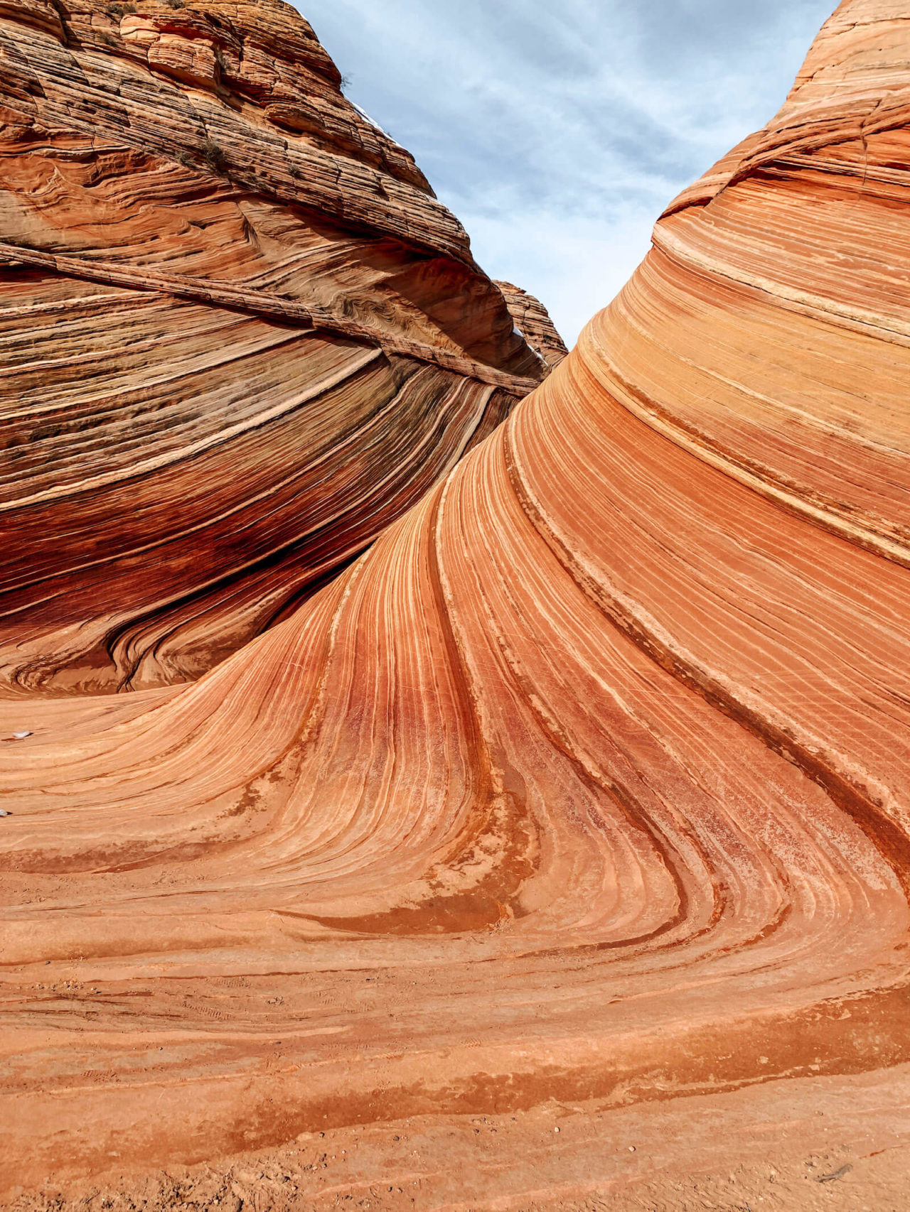 La visite de The Wave (USA) aux Coyote Buttes North